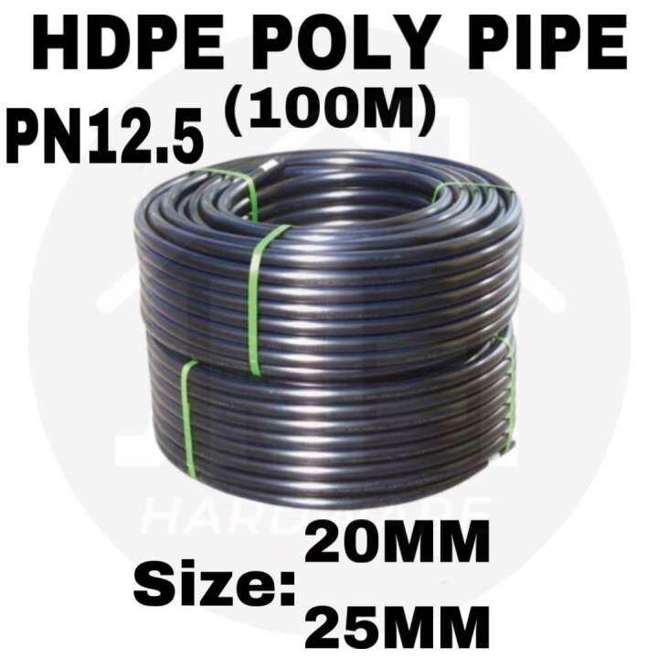 (1ROLL-100M) 20MM 25MM HDPE POLY PIPE PN12.5 | Lazada