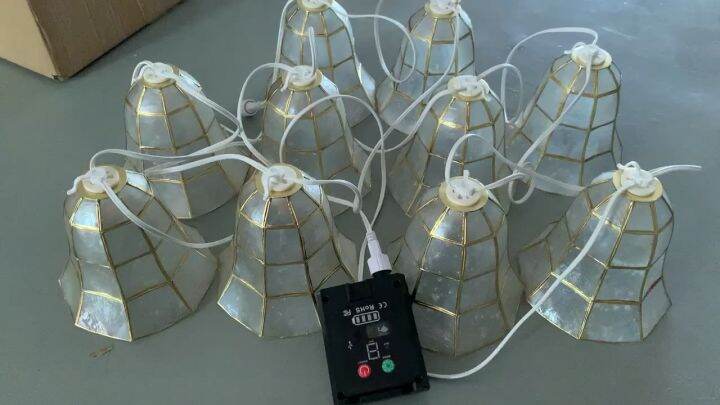 Capiz Bell Hanging (White) SOLAR | Lazada PH