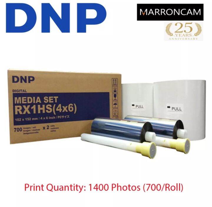 DNP 4 X 6' Photo Paper and Ribbon Set of 2 for DNP Photo Booth | Lazada