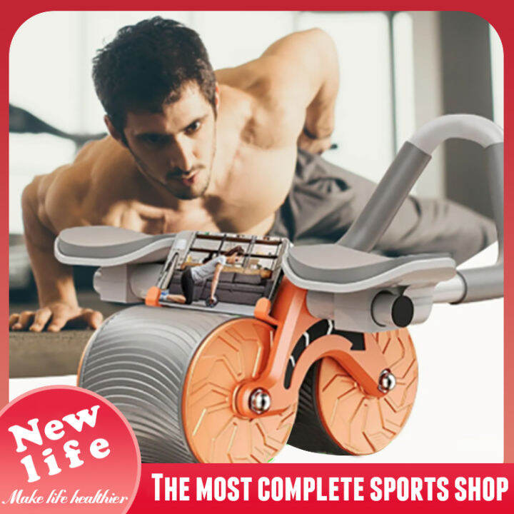 [COD] Fitness Abdominal Abdominal Wheel Automatic Rebound Abdominal ...