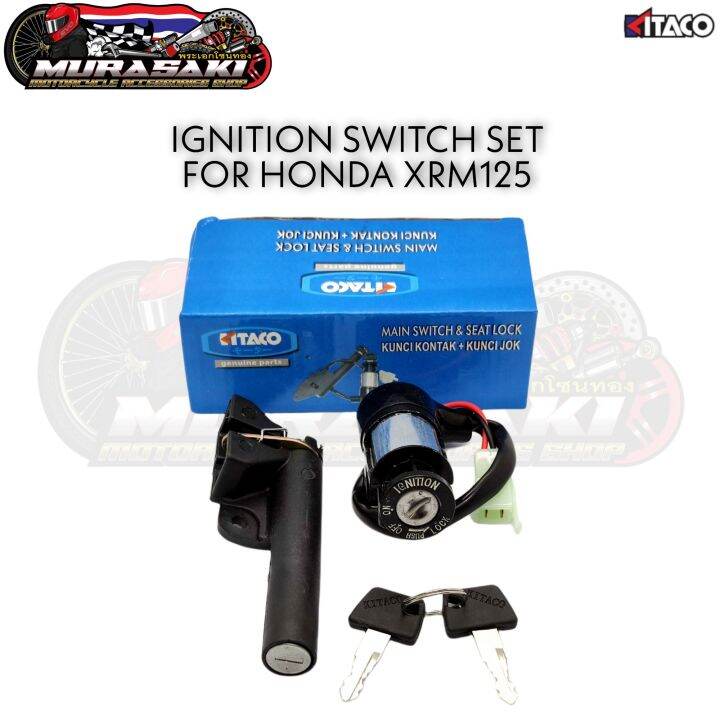 KITACO Ignition Switch Set Honda XRM125 / Ignition Key Switch Set for ...