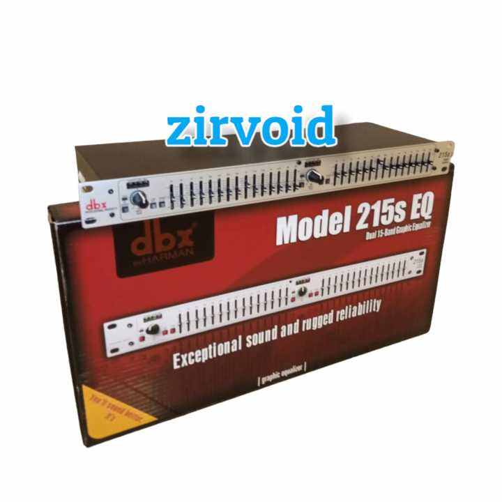 DBX 215S EQUALIZER DUAL CHANNEL 15 BAND 215 S SILVER | Lazada Indonesia