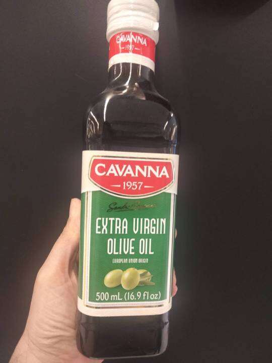 Cavanna Extra Virgin Olive Oil 100percent 500ml. ราคาโปรโมชั่น | Lazada ...