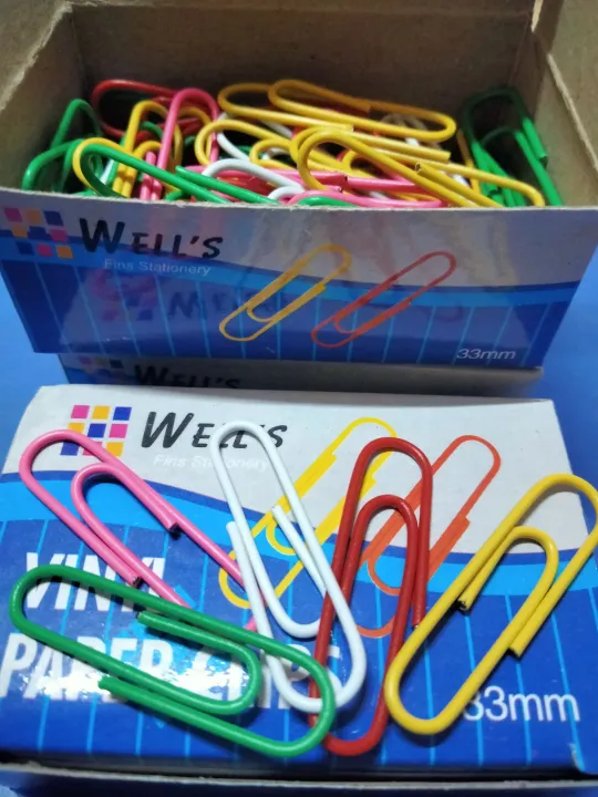 VINYL PAPER CLIP ASSORTED COLOR 33mm | Lazada PH