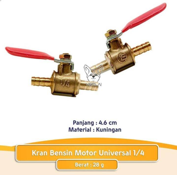 ( 1pc ) Kran bensin motor universal Kuningan 1/4 Keran Bensin Semua Motor 1/4 | Lazada Indonesia