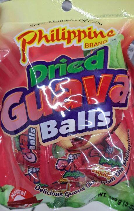 kirstine Philippine Brand Dried Guava Balls 100grams | Lazada PH
