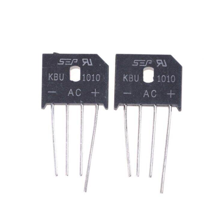 (2ชิ้น) KBU1010 ไดโอดบริด 10A 1000V Bridge Rectifier | Lazada.co.th