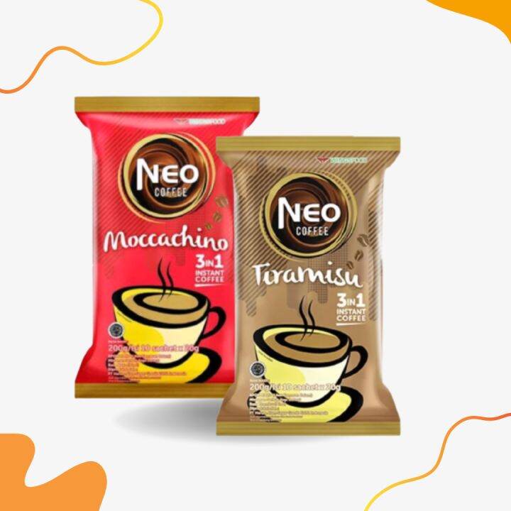 NEO Coffee Moccachino & Tiramisu 20g x 9's | Lazada Indonesia