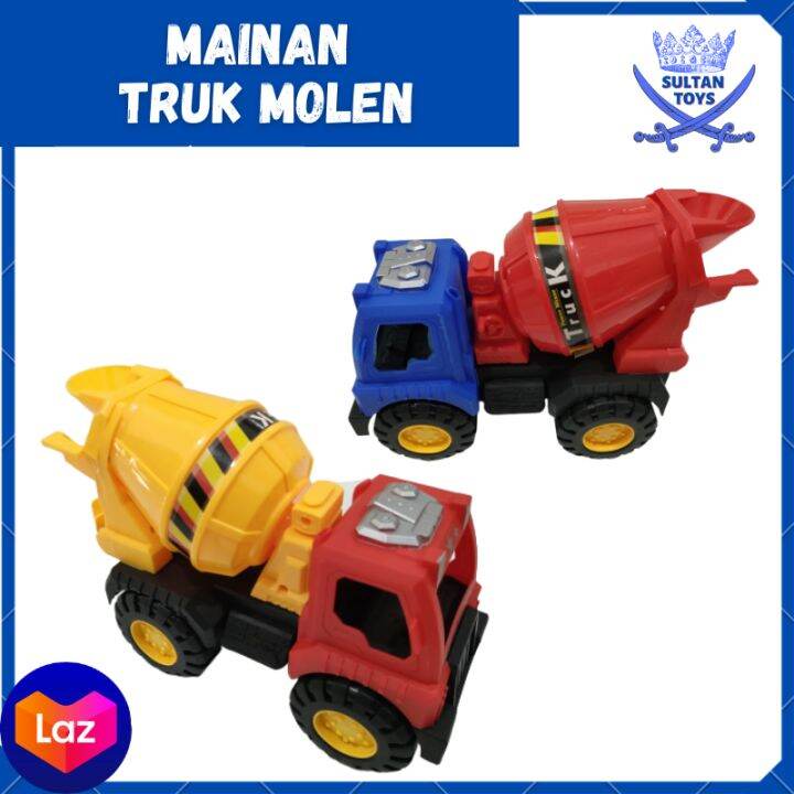 mainan truk molen besar truk molen putar Ak86 | Lazada Indonesia