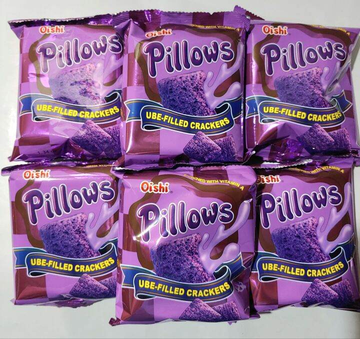 6 Pack Oishi Pillows Ube 38g | Lazada PH