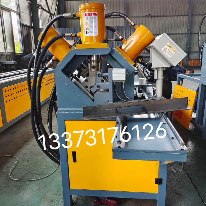 Automatic CNC Angle Iron Punching and Cutting Machine Non-Tail Material ...