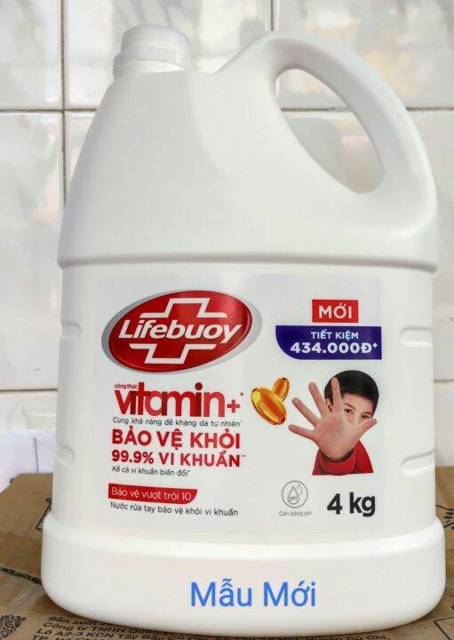 Nước Rửa Tay Lifebuoy Bảo Vệ Vượt Trội Can 4kg | Lazada.vn