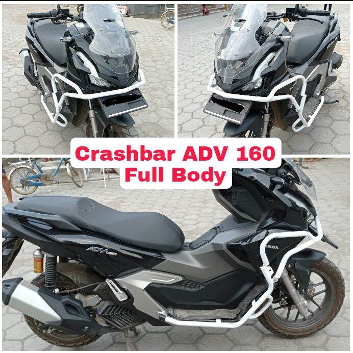 Crashbar Tubular ADV 160 Full Body samping dan depan Crashbar Honda ADV ...