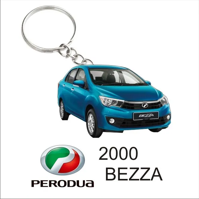 perodua bezza blue keychain year 2000 | Lazada