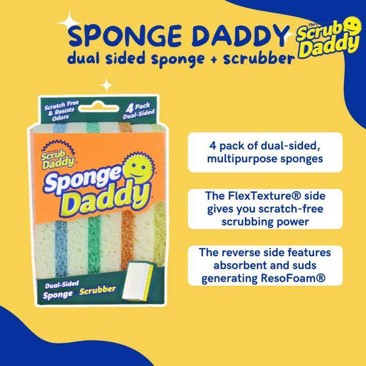 Sponge Daddy Mommy by Scrub Daddy | Lazada