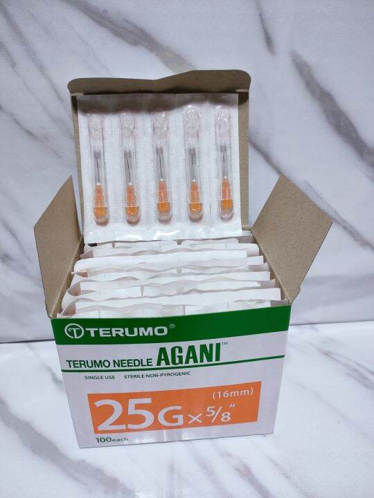 Terumo Needle AGANI 25G (100's/Box's) | Lazada PH