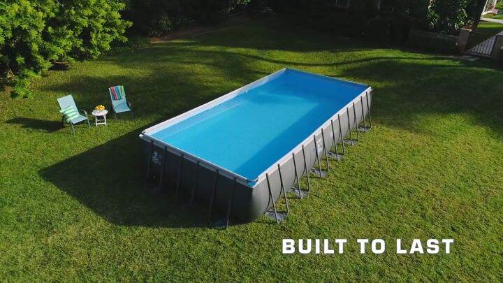 SwimHappy Intex Ultra XTR 26364 Rectangular Swimming Pool Set 7.32 x 3. ...