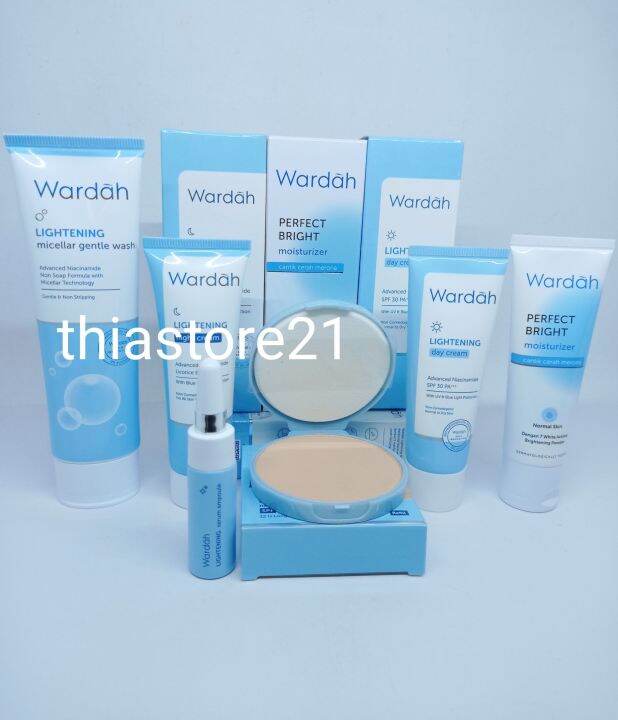 Paket Wardah Skincare Hemat / Paket Wardah Cream Penghilang Noda Hitam ...