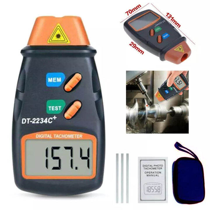 Car Digital Laser Tachometer Counter 2.5 To 99999 RPM Diagnostic Tool ...