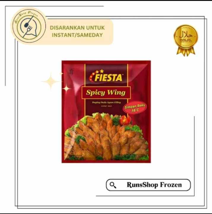 Fiesta Chicken Spicy Wing / Sayap Ayam Bumbu Pedas 500gr | Lazada Indonesia