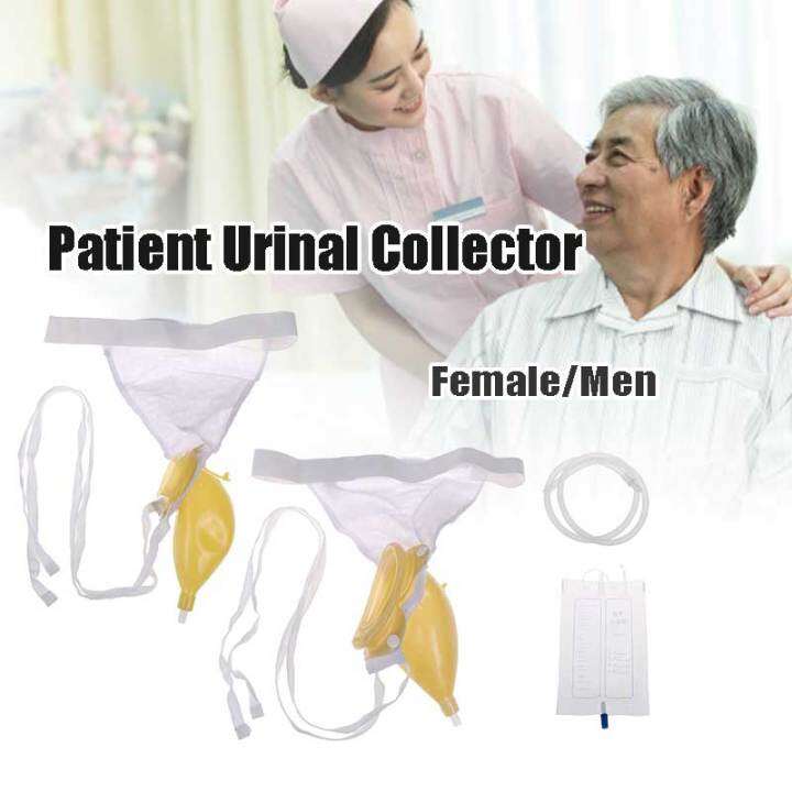 Bedridden Breathable Urine Bag Urinary/ Latex Urine Collector Adults ...