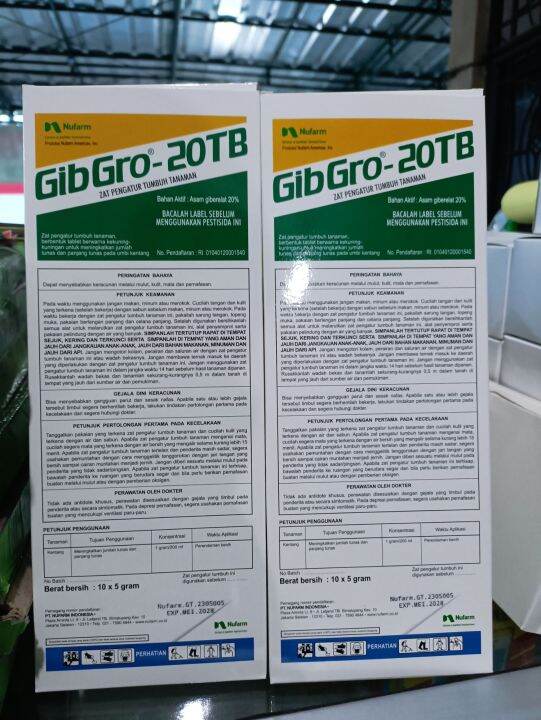 Zat Pengatur Tumbuh Tanaman Gibro-20TB | Lazada Indonesia