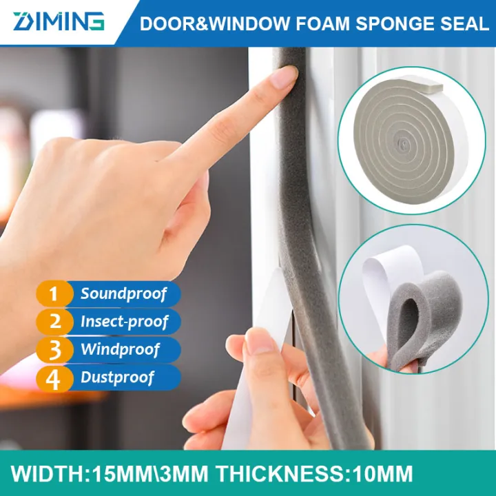 2M Self-adhesive Soundproofing Sealing Strip Sound Proof Door Seal ...