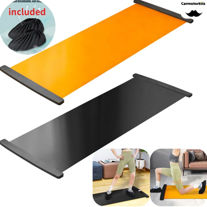 [COD] 140/180/200cm Yoga Sliding Mat Leg Core Training Board Sliding ...