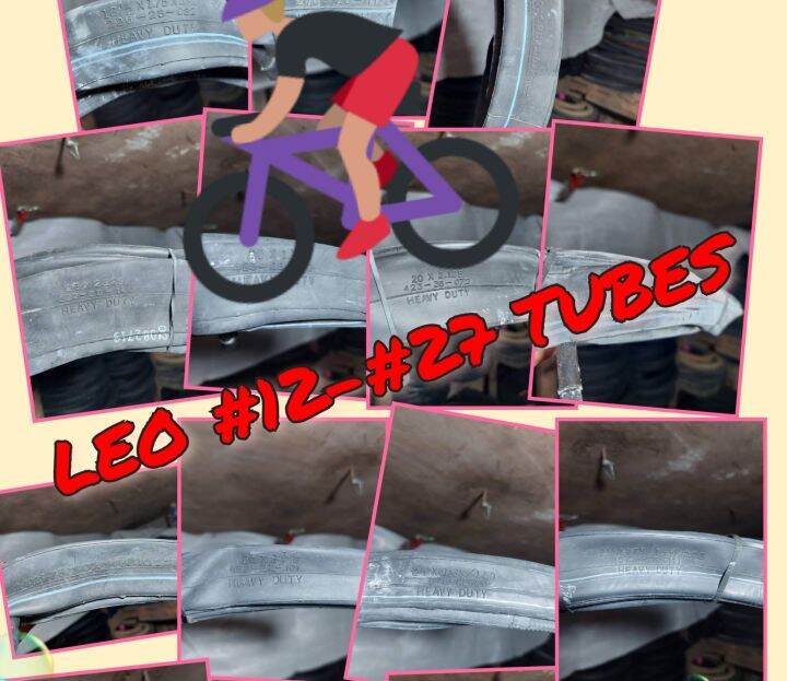 Leo tubes Leo Tube interior all sizes 12 14 16 20 26 27 Leo bike tubes ...