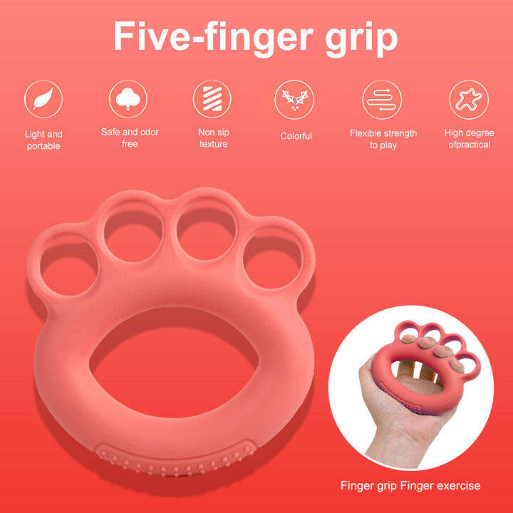 VIRWIR Five-finger Grip Device Grip Ring Finger Exercise Hand Strength ...