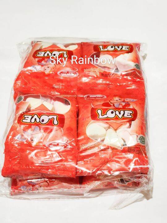 Permen Marshmallow LOVE | Lazada Indonesia