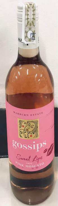 Pink Moscato Warburn Estate Gossips Sweet Lips 2022 750mL | Lazada PH
