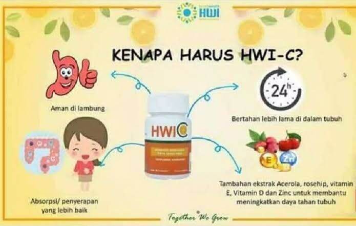 HWI-C Multi Vitamin HWI Ori BPOM 30 kapsul | Lazada Indonesia