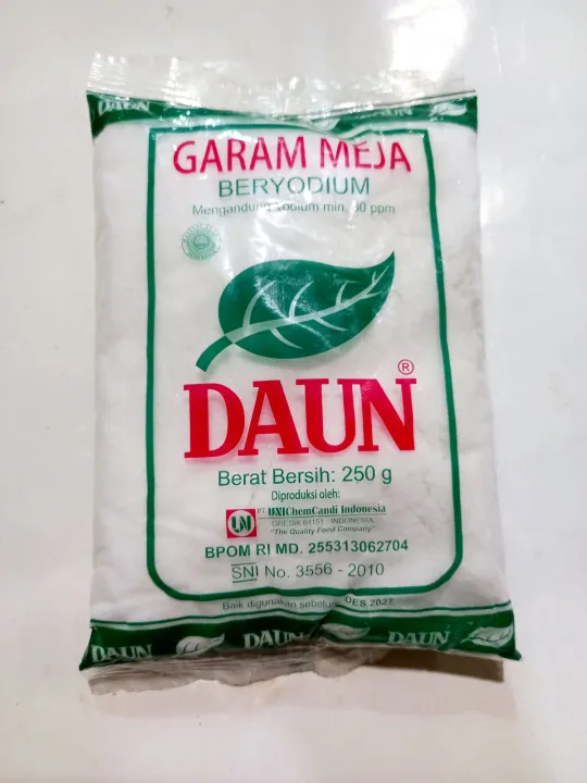Garam Daun Beryodium / Garam Meja Cap Daun 250 gr | Lazada Indonesia