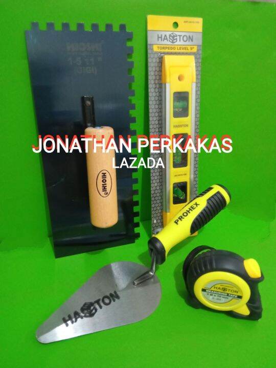 paket hemat perkakas pasang lantai keramik 4-1/set paket alat peralatan ...