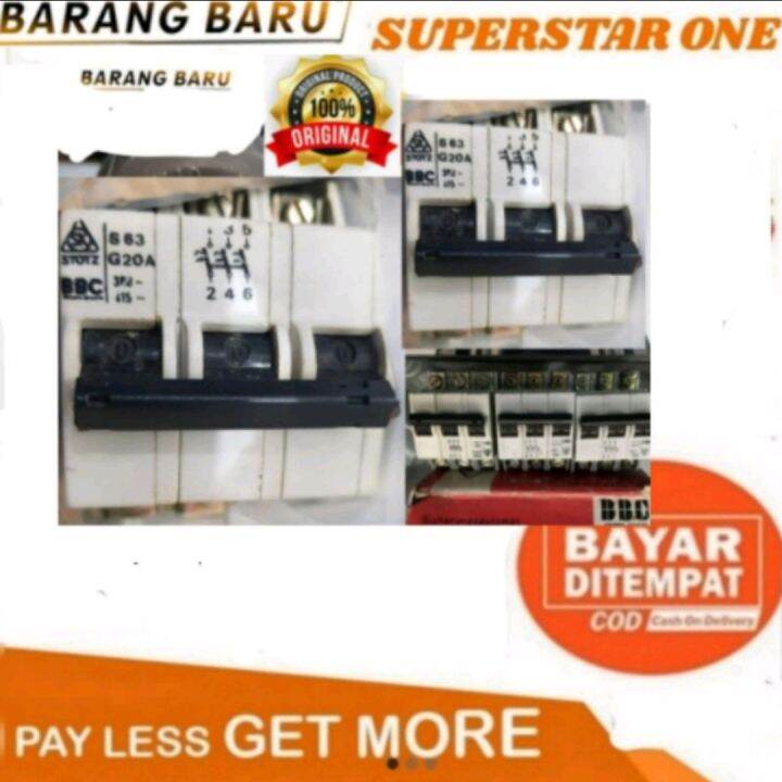 MCB BBC 3PHASE 20A / 10A / 6A Stok Lama | Lazada Indonesia