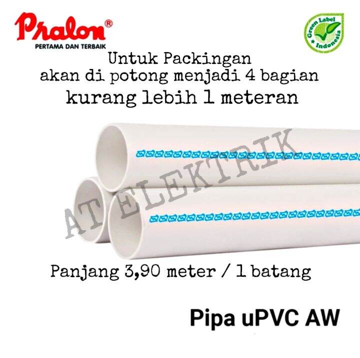 PIPA AIR PVC Merek PRALON 4 METER PVC Atau 3,90 Meter | Lazada Indonesia