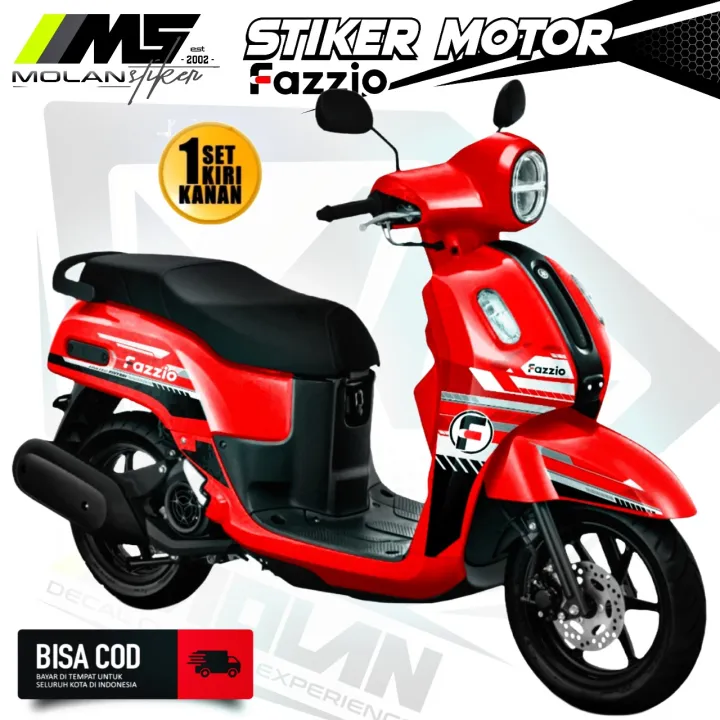 Sticker Striping Variasi Yamaha Fazio 125 - Yamaha Fazio Hybrid ...