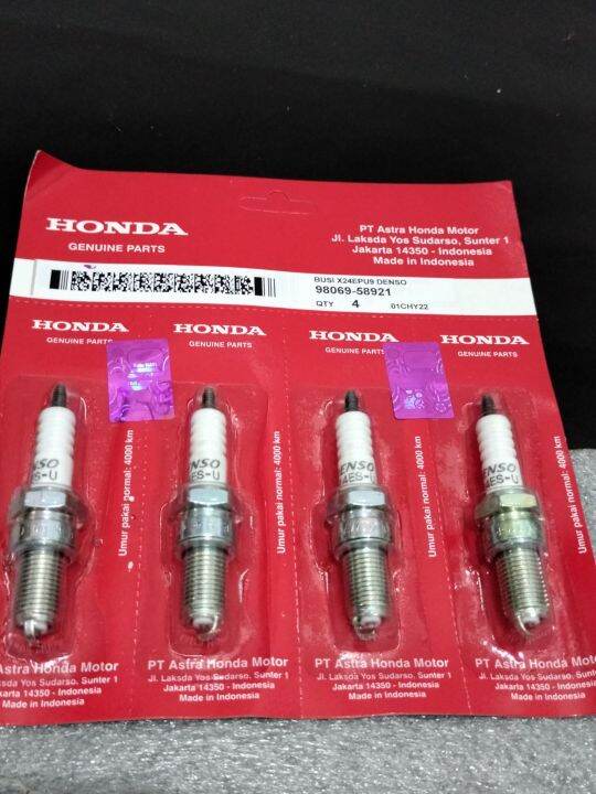 Busi Denso X24 EPU9 honda gl pro neotech mega pro Tiger 1pcs | Lazada ...