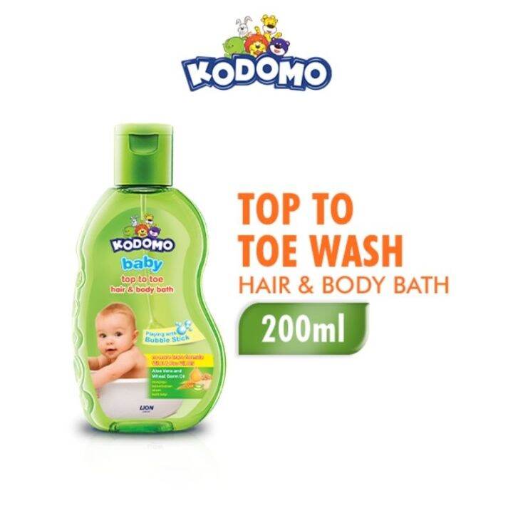 KODOMO TOP TO TOE HAIR & BODY WASH 200 ML 2 IN 1 - SABUN & SHAMPOO BAYI 200 ML KODOMO | Lazada ...