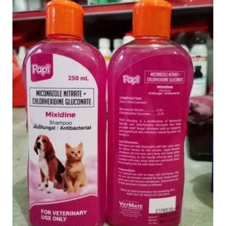 Papi Mixidine Antifungal & Antibacterial Shampoo 250ml (get FREEBEE ...