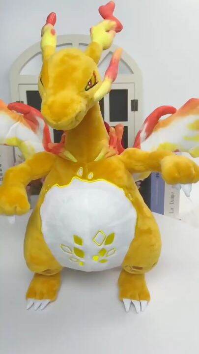 Gấu bông Pokemon Dynamax Charizard Gigantamax Size 40cm+Tặng 1 hình xăm ...