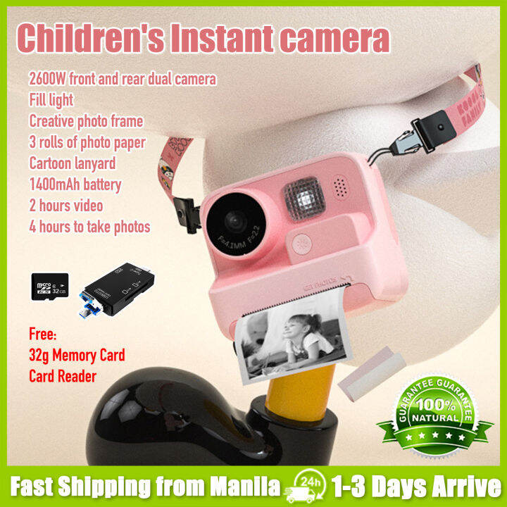Mini Digital Camera Instax Camera with Printer Photo Camera for ...