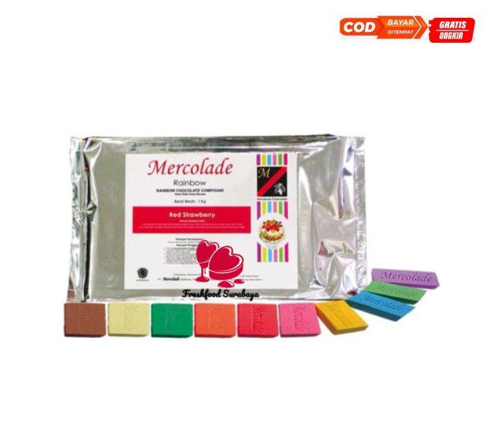 Coklat compound mercolade aneka warna +/-165gram | Lazada Indonesia