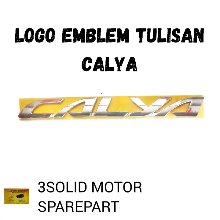 EMBLEM LOGO BAGASI CALYA ORIGINAL | Lazada Indonesia