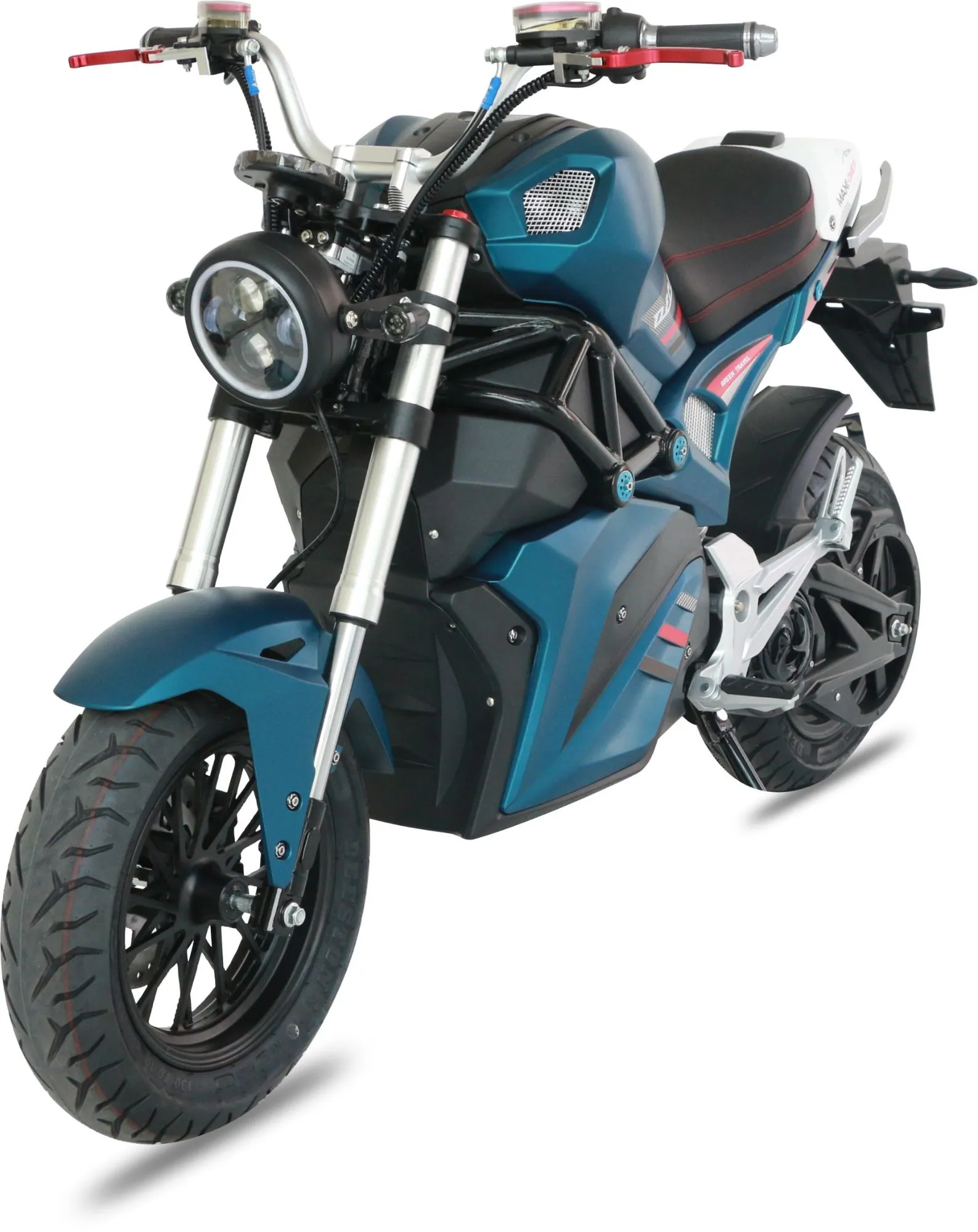 มอเตอร์ไซค์ไฟฟ้าDecoรุ่น Max one 2000W แรงบิ๊กไบค์ไฟฟ้า จดป้ายทะเบียนได้ โอน-บัตร Red | Thisshop