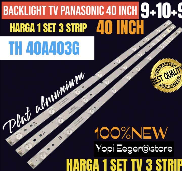 BACKLIGHT TV LCD LED PANASONIC 40 INCH TH 40A403G BACKLIGHT TV ...