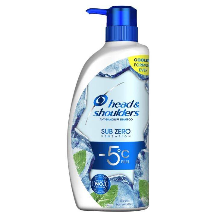 Head & Shoulders Sub Zero เฮด แอนด์ โชว์เดอร์ แอนตี้-แดนดรัฟ แชมพู สูตร ...