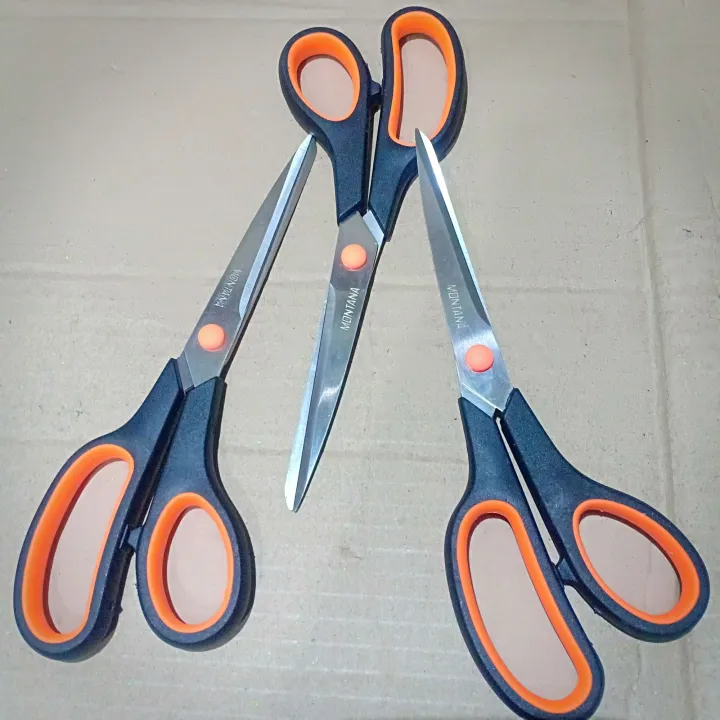 gunting besar 8 inchi gunting model bengkok gunting kertas gunting kain gunting plastik gunting ...