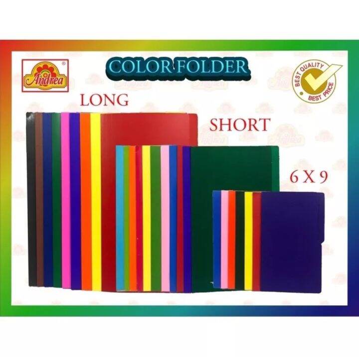 Colored Folder 10pcs Available in Mini / Short / Long size | Lazada PH